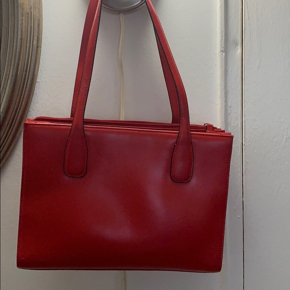 French | Bags | French Red Leather | Poshmark